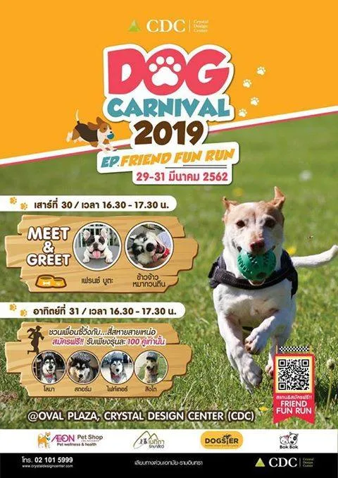 CDC DOG Carnival 2019 | 31 มีนาคม 2562 | RUNLAH